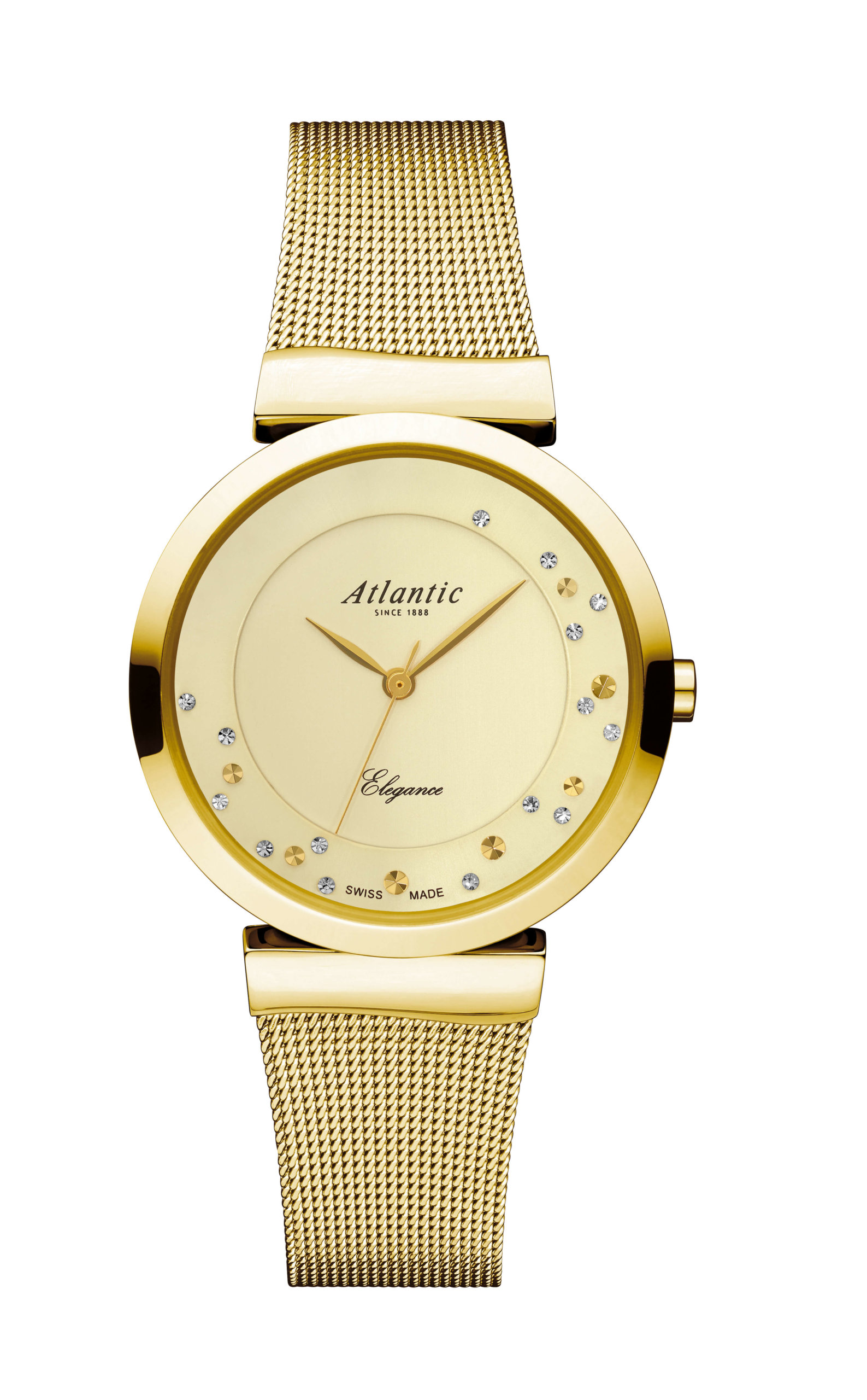 Eleganz Romantik Gelbgold PVD – Atlantic Watches