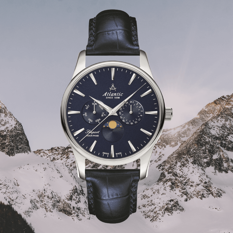 Seaport Moonphase Archives - Atlantic Watches