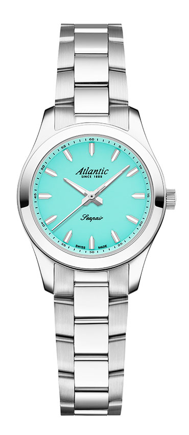 Seapair Lady | Stainless Steel/Turquoise – Atlantic Watches
