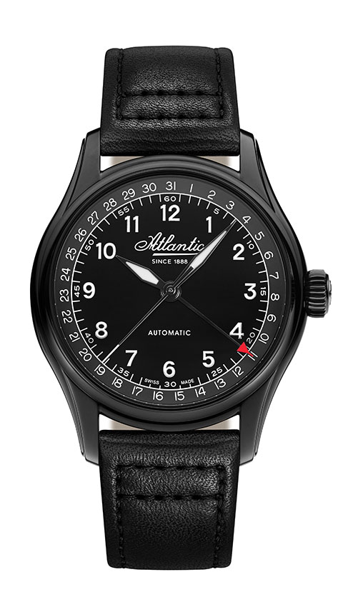 Worldmaster Automatic Pointer Date | Black PVD – Atlantic Watches