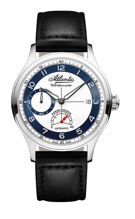 Worldmaster Original Power Reserve Automatik | Weiß & Blau – Atlantic ...