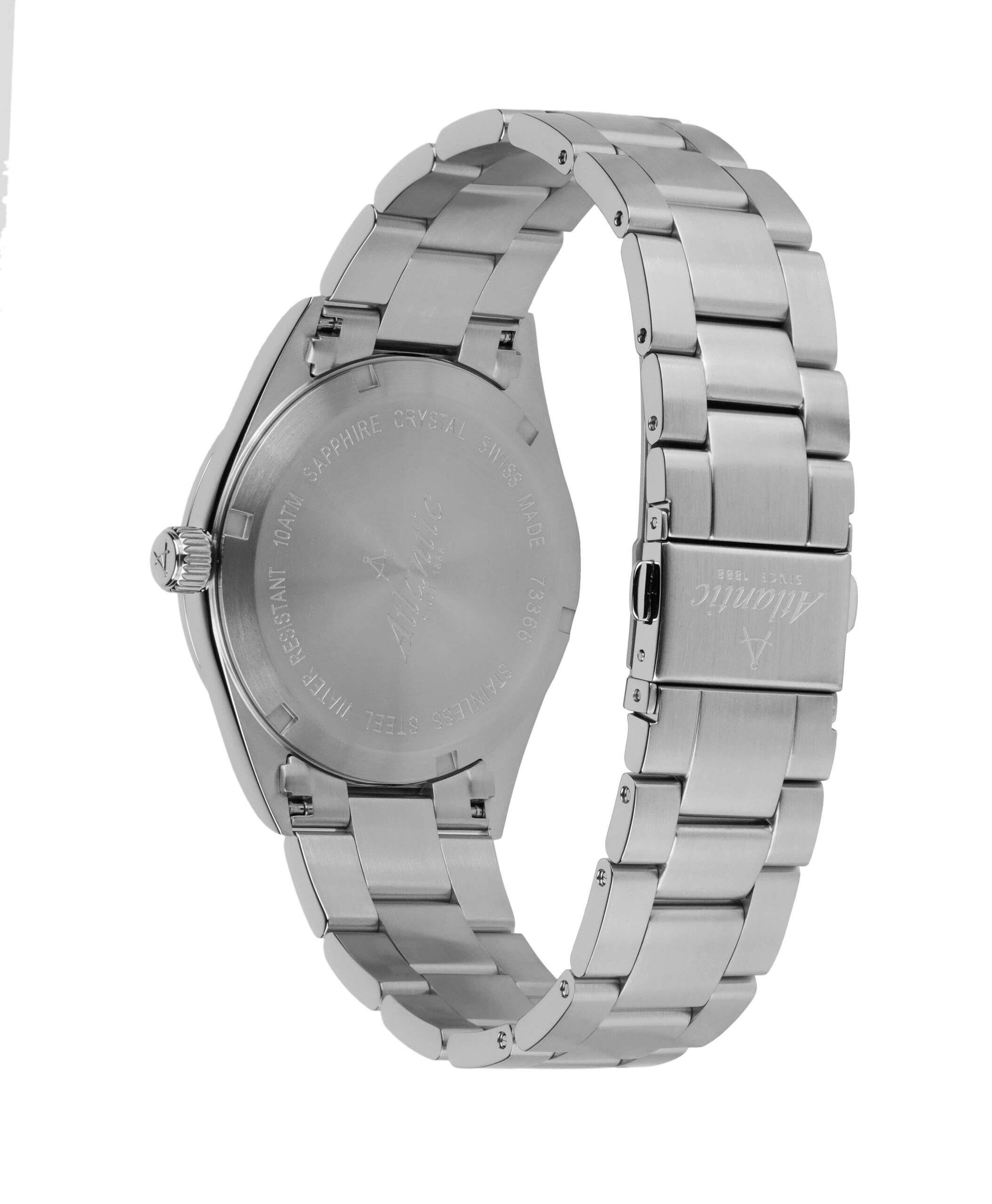 Atlantic Watches Seacloud | Silver Dial on Metal Bracelet