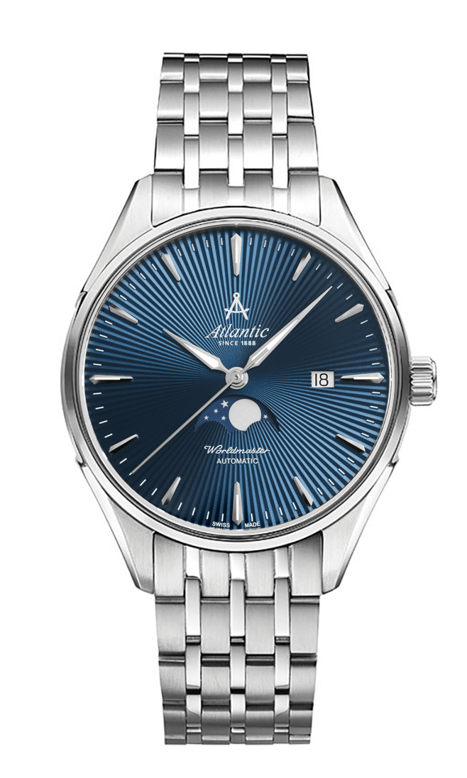 Worldmaster 1888 Automatic NE Moonphase | Stainless Steel Bracelet ...