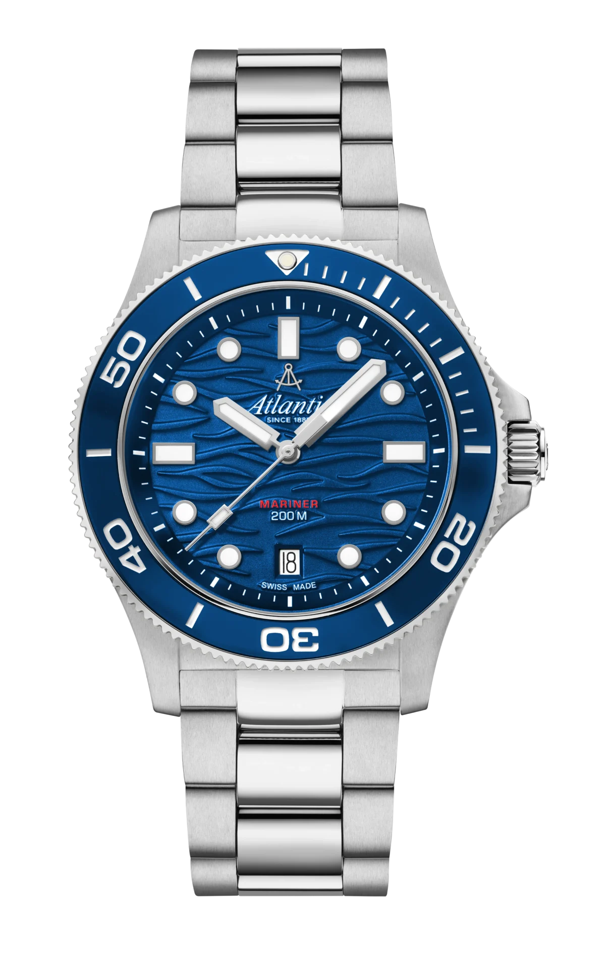 Atlantic Mariner Quartz Wave Blue – Atlantic Watches
