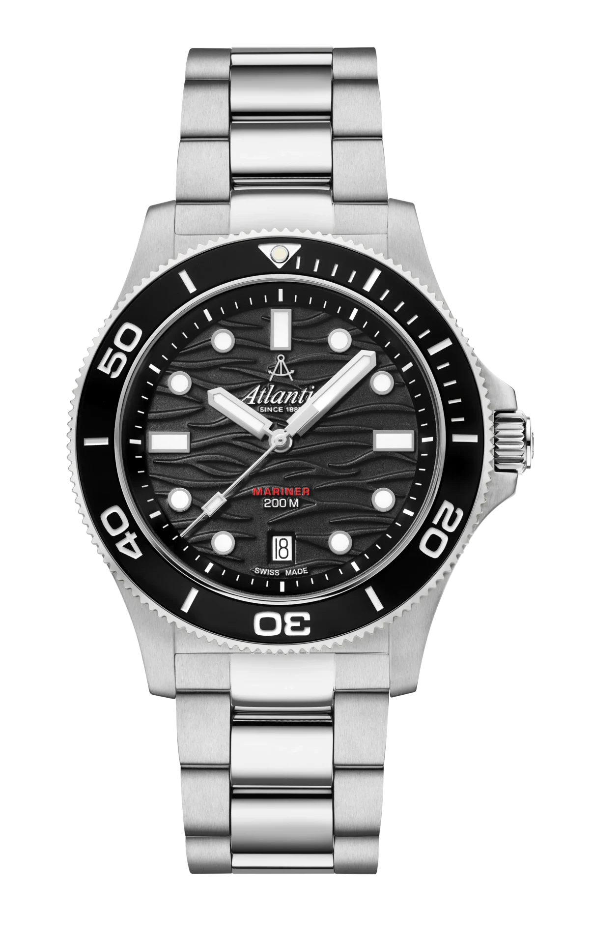 Atlantic Mariner Quartz Wave Black – Atlantic Watches